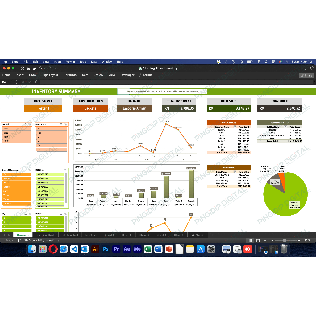 Clothing Store Inventory System | Shopee Malaysia