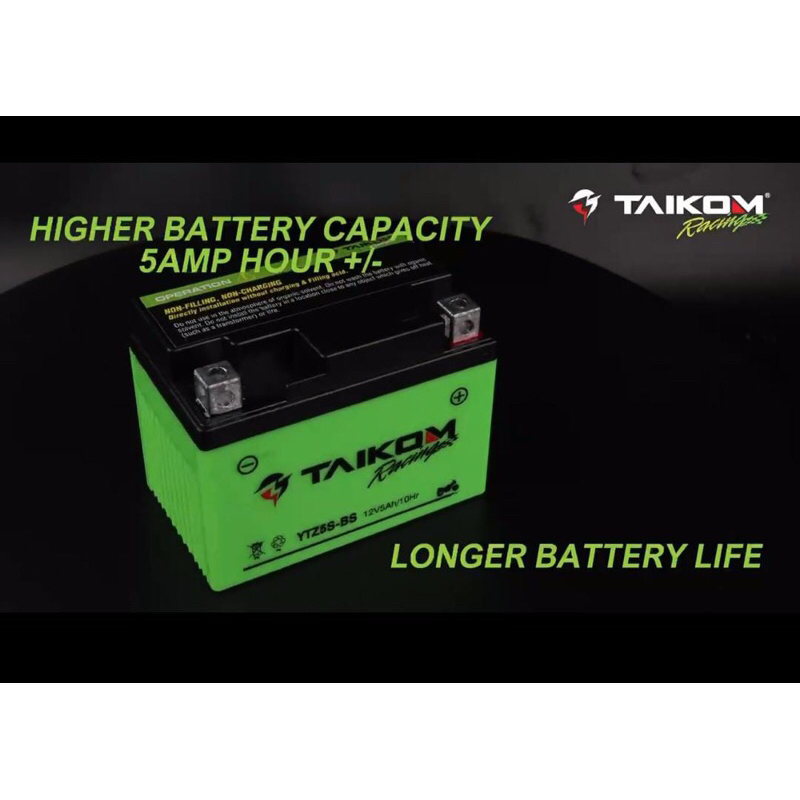 Battery YTZ5 heavy duty Taikom ytz5s ex5/lc135/y15/Gt128 | Shopee Malaysia