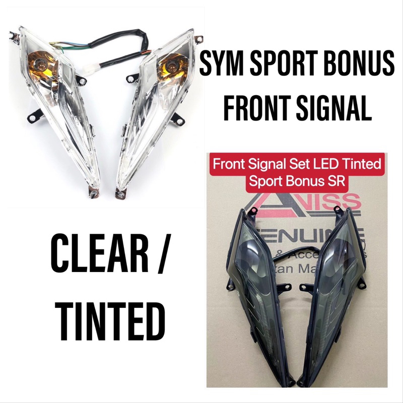 SYM SPORT BONUS SR BONUS SPORT 115 BONUS-SR SIGNAL LAMP DEPAN FRONT ...