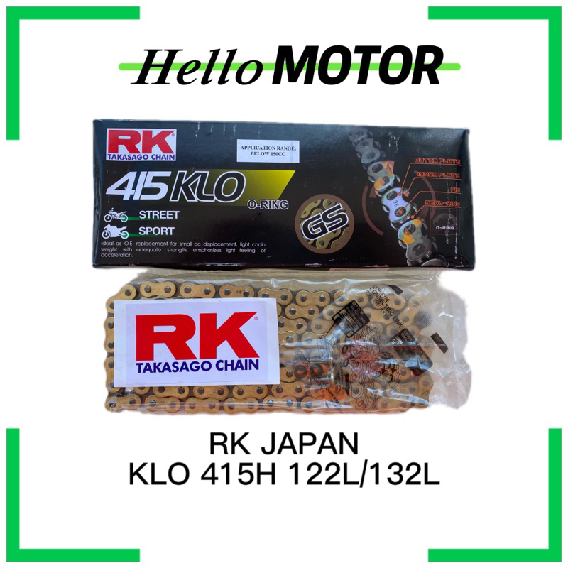 RK KLO ERO ORING CHAIN 415H 132L 122L 114L Y15 V1 V2 Y16 RSX150 RS150 ...