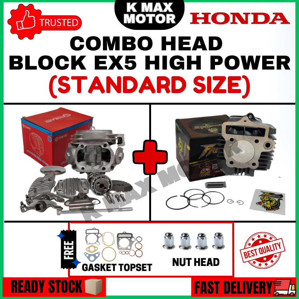 Honda Ex5 High Power Head Block Standard Fullset Head Block Ex5 Hp ...