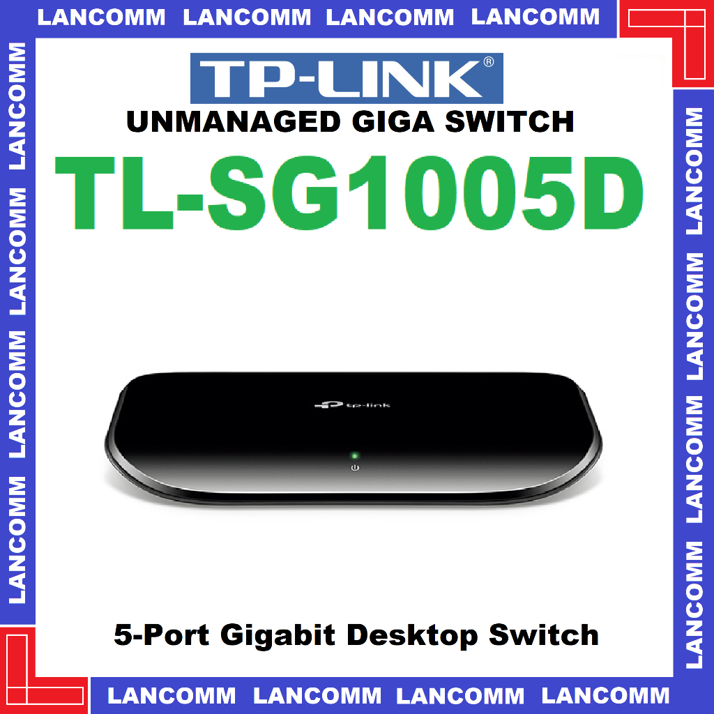 TP-LINK TL-SG1005D 5-Port Gigabit Desktop Switch | Shopee Malaysia
