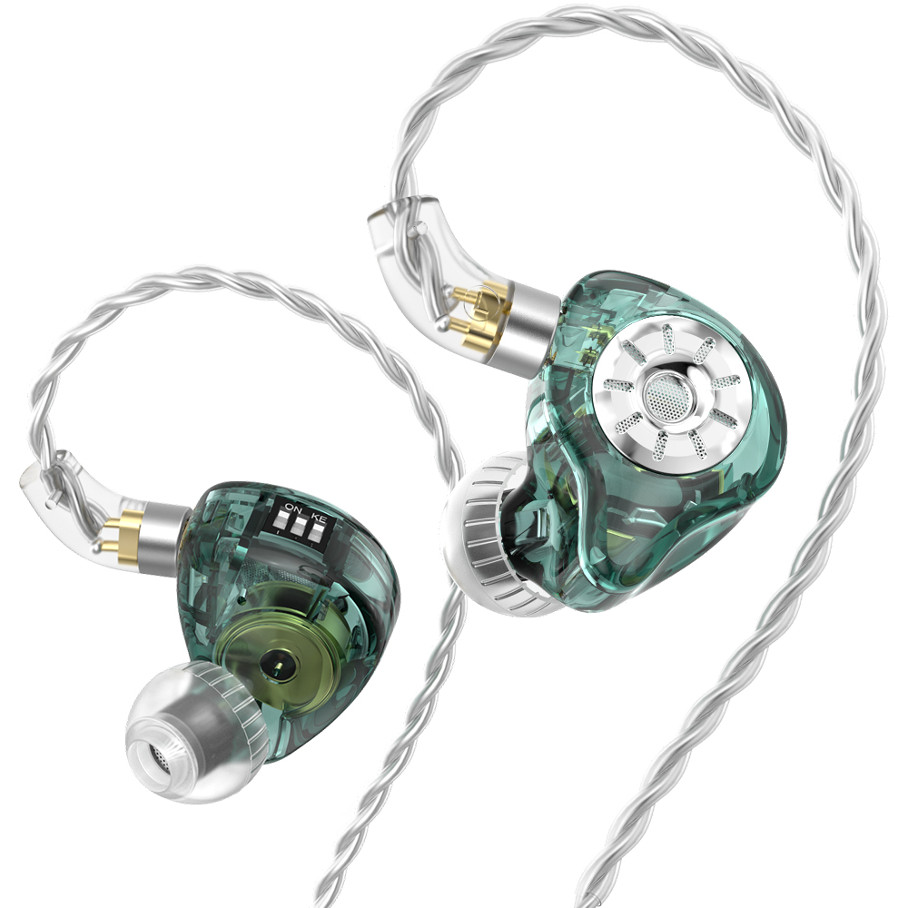 TRN ST1 Pro In Ear Earphone 1DD 1BA Hybrid Driver Wired with Tuning ...