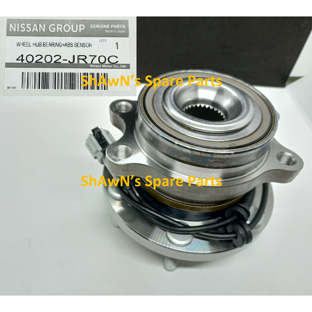 oem Front Wheel Bearing Nissan Navara D40 2004-2015 ( 40202-JR70C ...