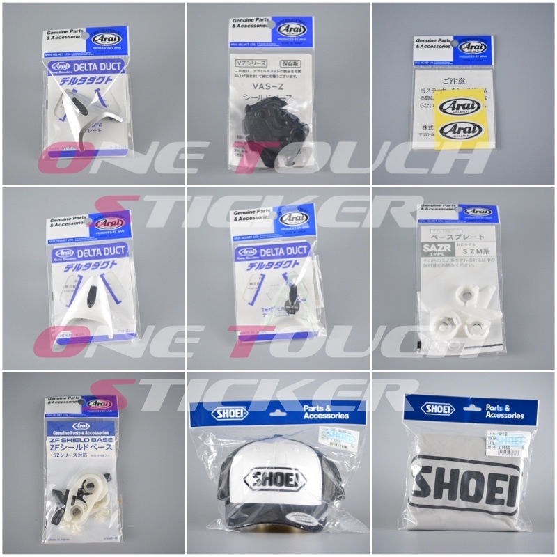 ARAI SHOEI ORIGINAL GENUINE EARLID SIDE CAP SET | Shopee Malaysia