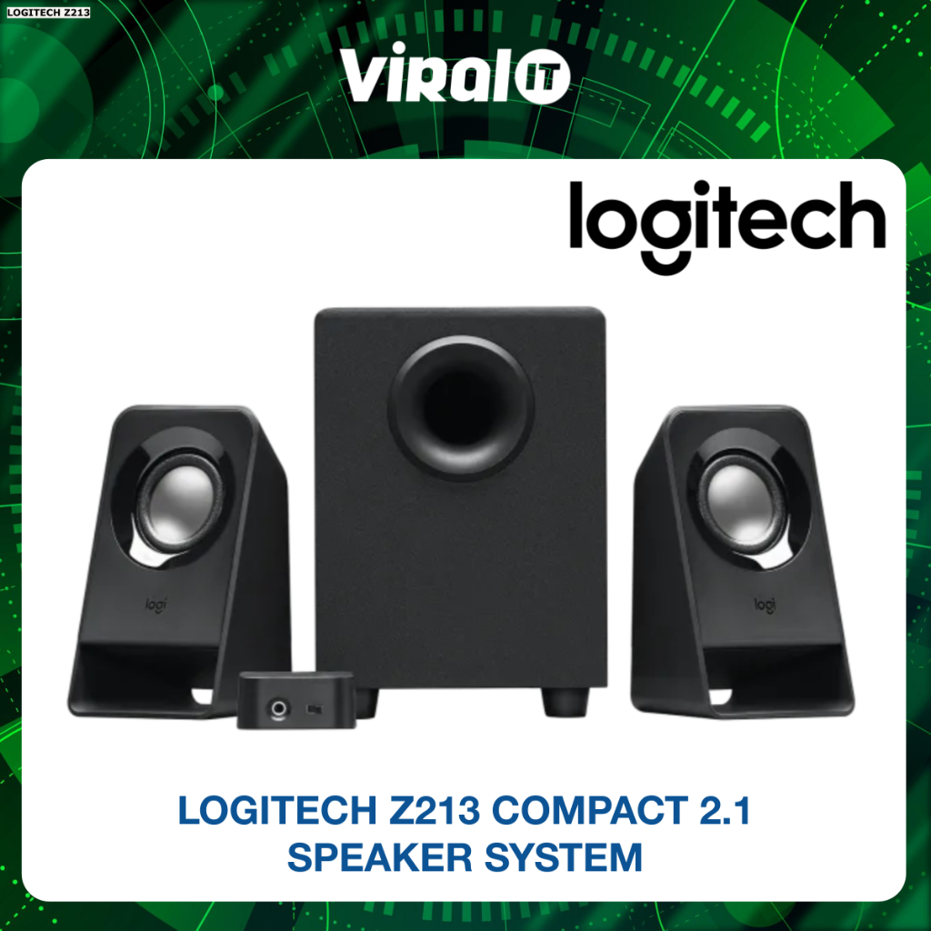LOGITECH Z213 COMPACT 2.1 SPEAKER SYSTEM (980-001264) | Shopee Malaysia