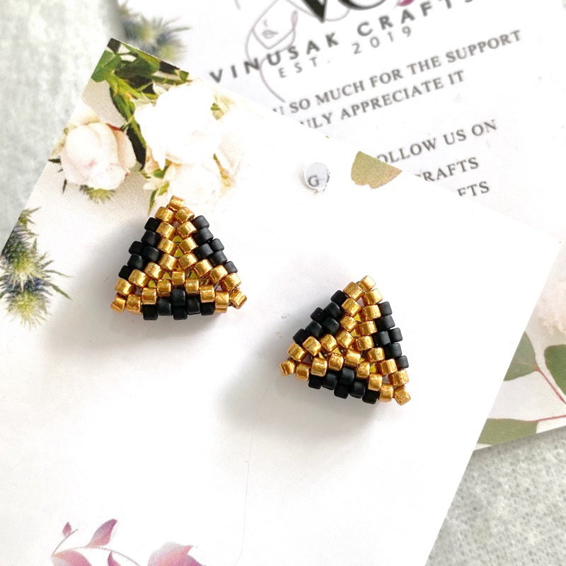 Vinusak Crafts | Handmade Beaded Earrings | Borneo Sabah Sarawak Crafts ...