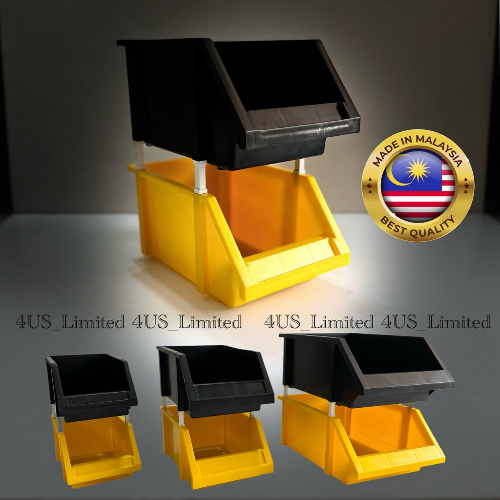 Stackable Combinable Tools Storage Box Parts Bins Hardware Accessories ...