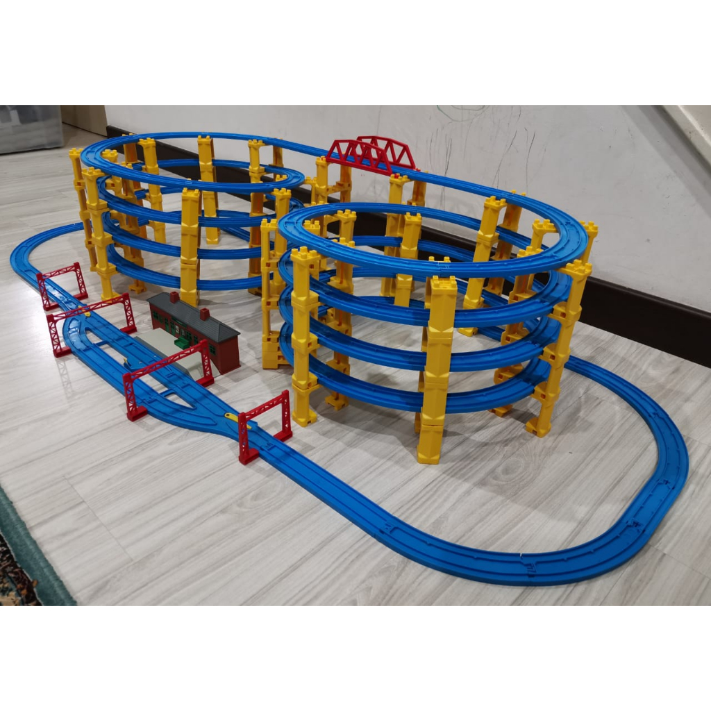 Preloved Mainan Keretapi Takara Tomy Plarail Railway Layout Shopee
