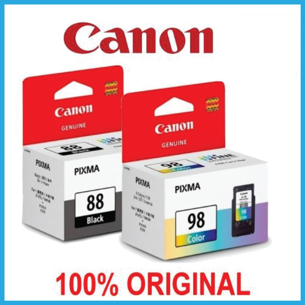 CANON PG88 BLK / CL98 COLOR = PG88 + CL98 / PG-88 / CL-98 | Shopee Malaysia