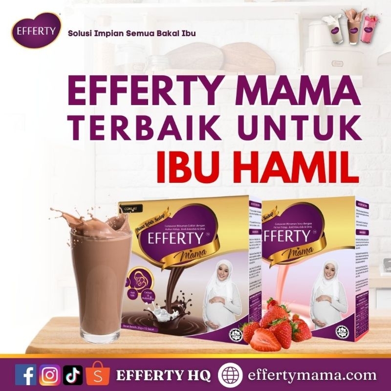 Susu Untuk Ibu Hamil Efferty Mama(PERCUMA ebook nama-nama bayi lelaki dan perempuan) | Shopee ...