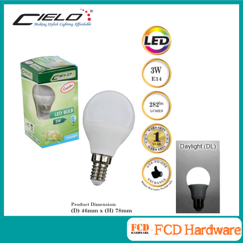 CIELO GEN2 E14/E27 LED BULB 3W/5W[SIRIM CETIFICATED] | Shopee Malaysia