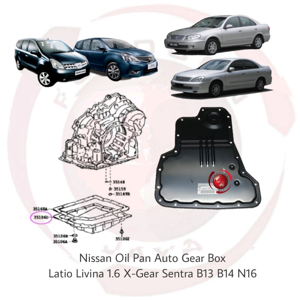 Nissan Livina L10L 1.6 (Auto) Gear Box Oil Pan 31390-31X00 Latio C11L X ...