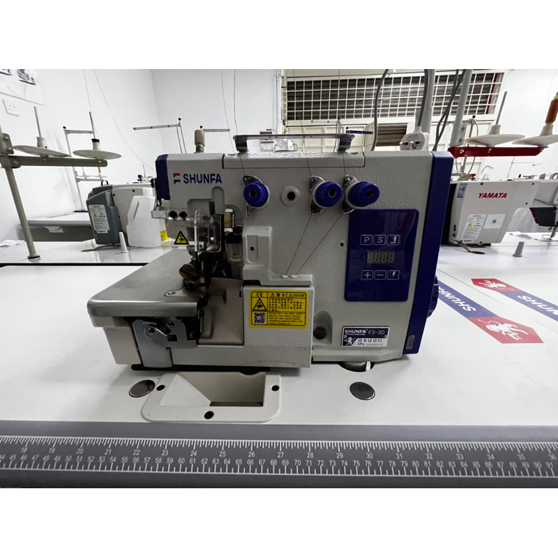 🔥 READY STOCK 🔥 SHUNFA F3 / 3 Thread Overlock Sewing Machine / Mesin ...