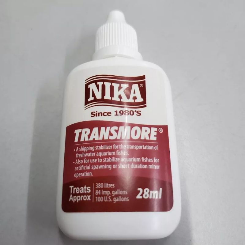 Nika Transmore Ubat untuk pengsan Dan Pemindahan Ikan 28 ML | Shopee ...