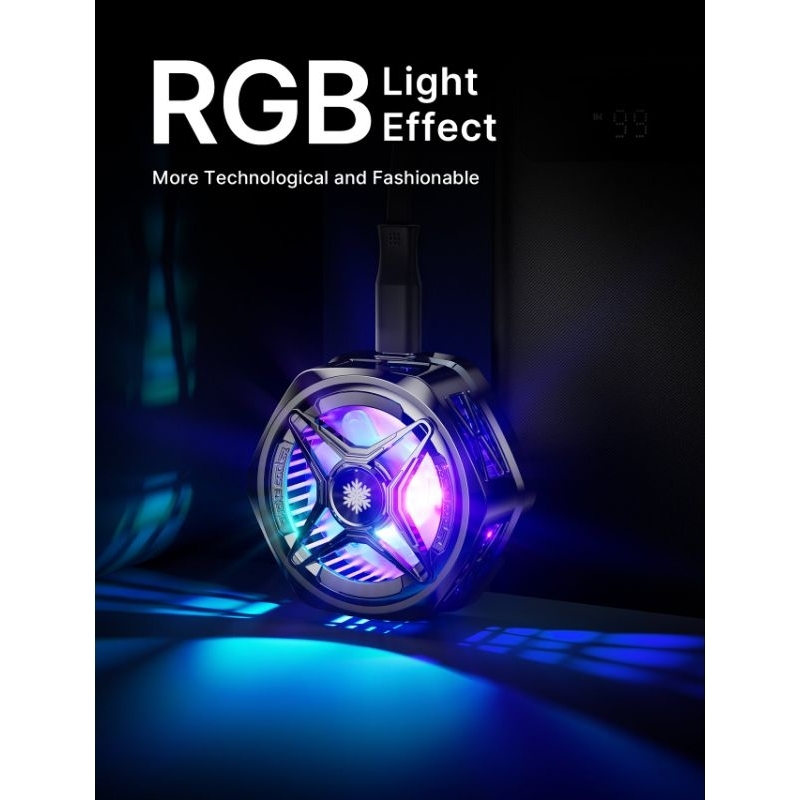JSAUX magnetic cooling fan for phone, steam deck, rog ally phone cooler ...