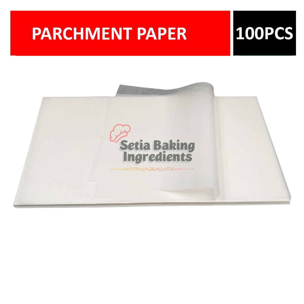 100pcs Large 60x40cm Rectangular Parchment Paper | Greaseproof Baking ...