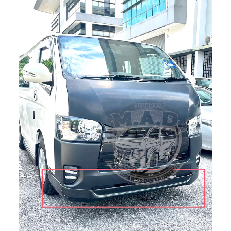 TOYOTA HIACE KDH200 BODYKIT FRONT LIPS ESSEX DESIGN | Shopee Malaysia