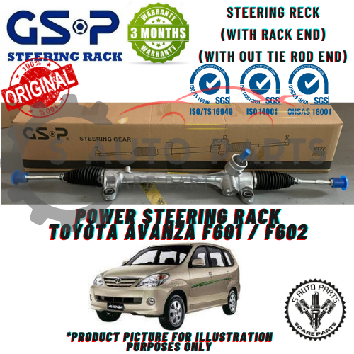 TOYOTA AVANZA F601 / F602 ('2004-'2011) POWER STEERING GEAR RACK GSP ...