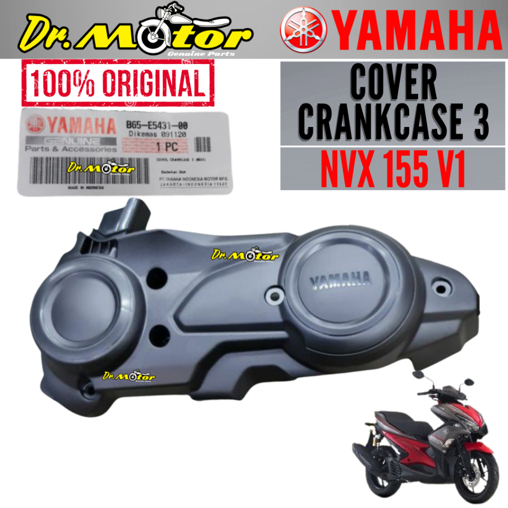 NVX155 NMAX V1 V2 NMAX155 AEROX NVX COVER CRANKCASE ENGINE CAVER PLASTIC INNER ENJIN B6H-E5431 ...