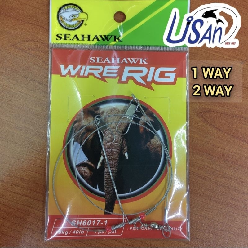 SEAHAWK 2 Way & 1 Way Wire Rig Leader Coated Wire | Shopee Malaysia