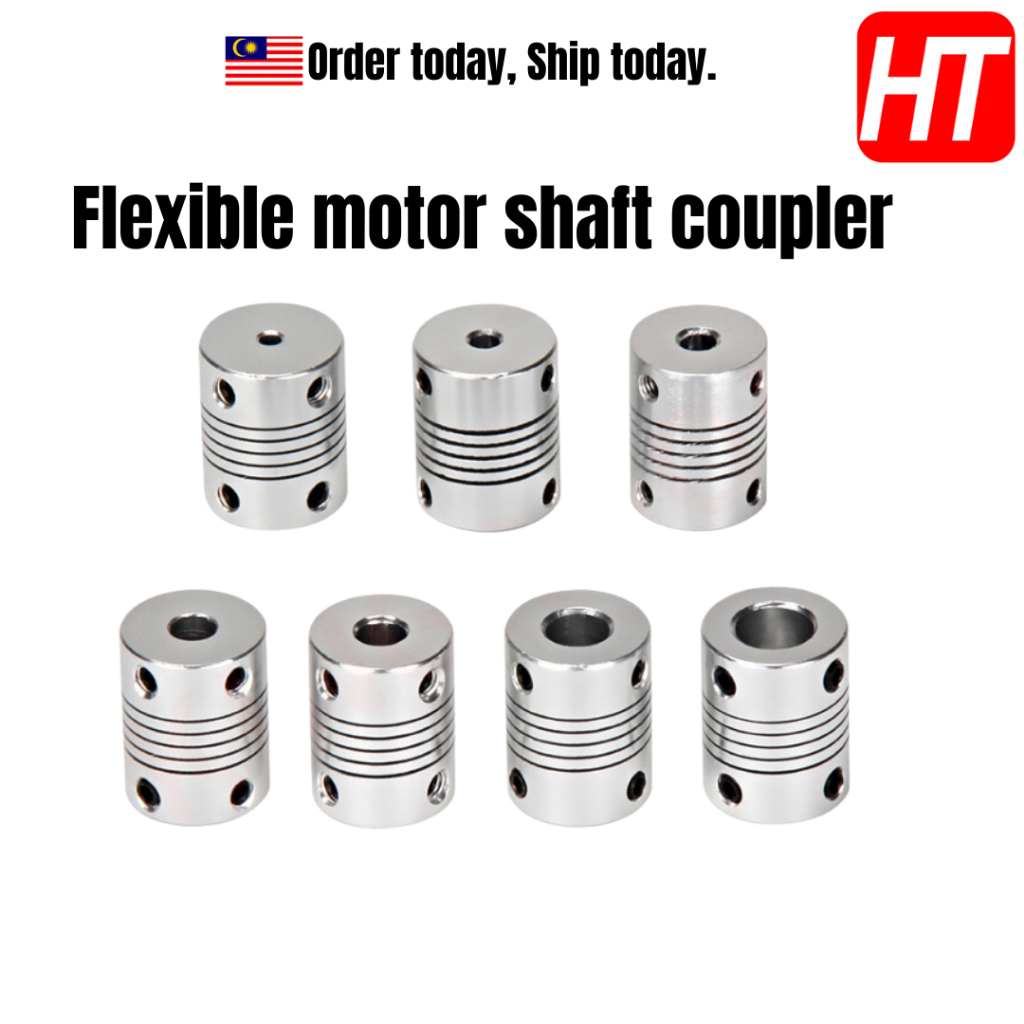 Aluminium CNC Motor Shaft Coupler Flexible Coupling Motor Shaft ...