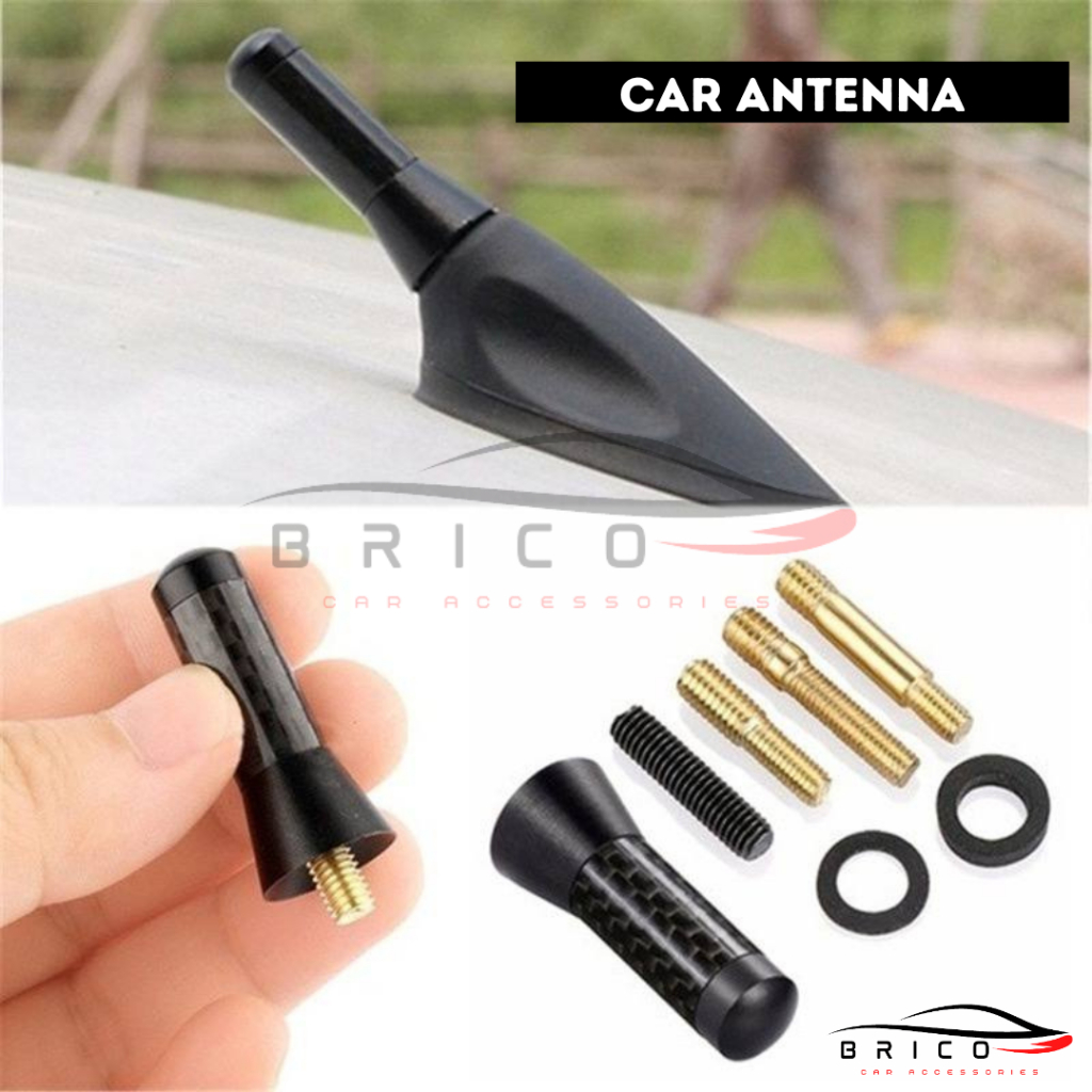 Car Radio Antenna 3.5CM 8CM 12CM Signal Carbon Fiber Aluminum Car FM Am ...