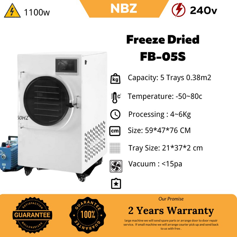 NBZ Freeze dried Machine Freeze Dried Strawberry Freeze dryer machine ...