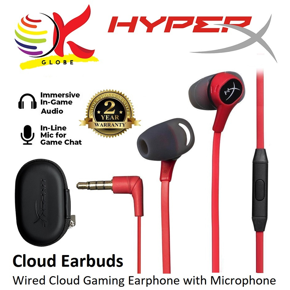 HYPER-X HYPERX WIRED CLOUD EARBUDS / WIRELESS CLOUD MIX BUDS / WIRED ...