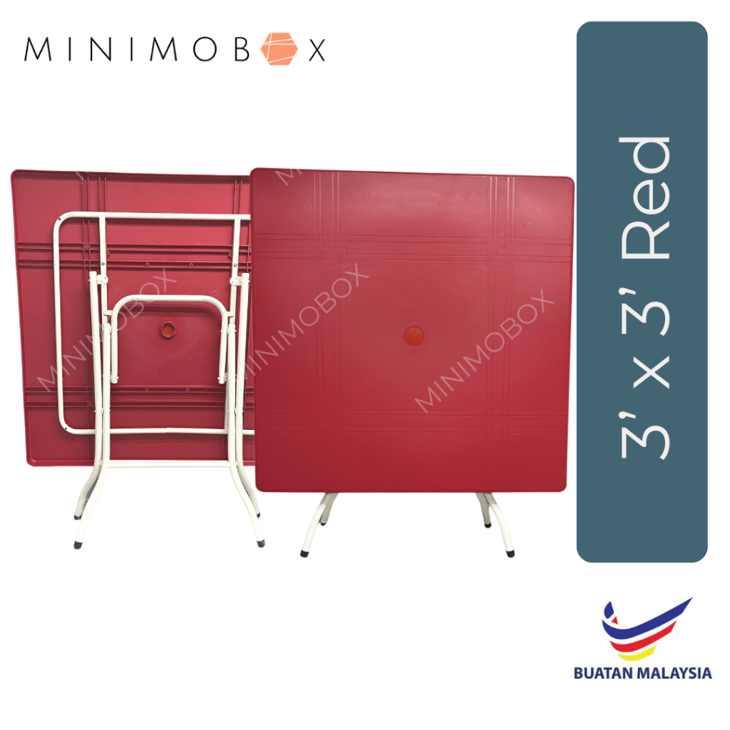 Meja Lipat/ Meja Pasar Malam/ Plastic Table/ Foldable Plastic Table ...