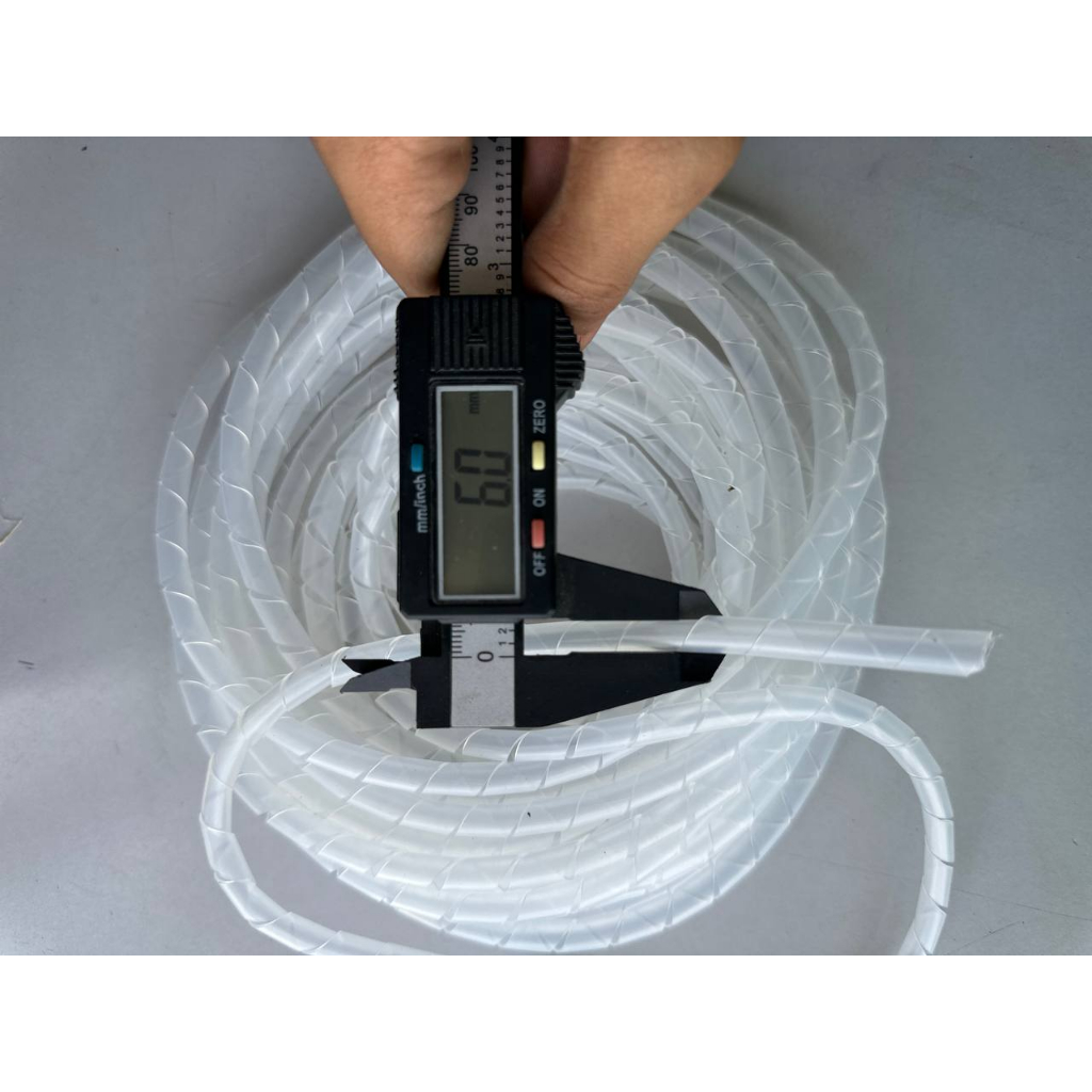 PVC| Spiral Wrapping Band 10Meters white wireman/pvc link | Shopee Malaysia