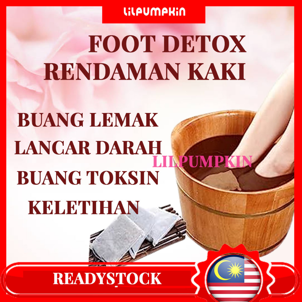 Rendaman Kaki Sauna Foot Detox Kurus Penat Keletihan Demam Buang toksin ...