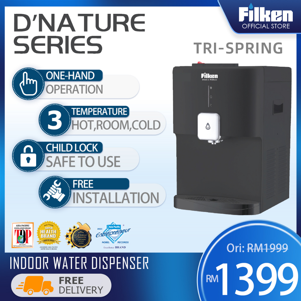 Filken Tri-Spring D'Nature Series HOT ROOM COLD Indoor Counter Top ...