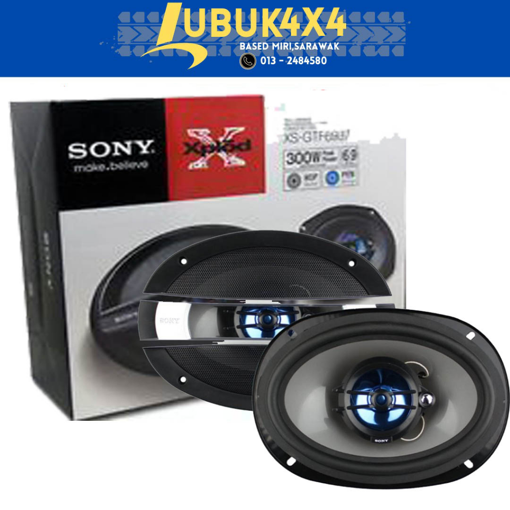 XS-GTF6937 SONY XPLOD 6x9 3 Way Coaxial Speaker | Shopee Malaysia