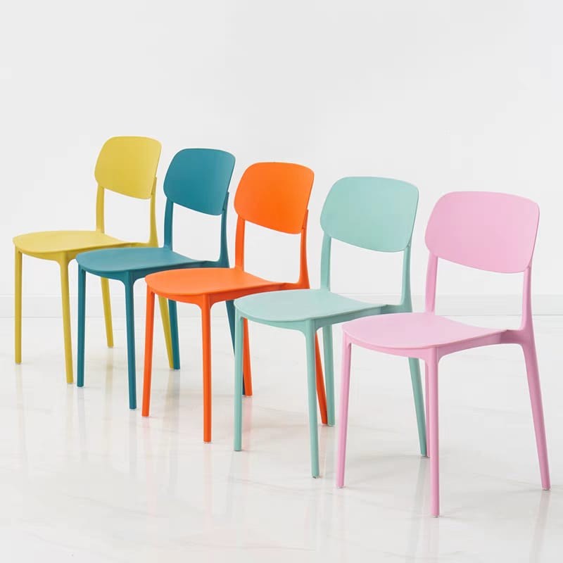 (BIG SIZE) Monolife Nordic Candy Chair Plastic Chair Cafe Chair Dining ...