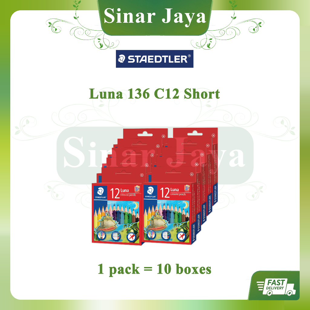 [SJ] Staedtler Luna Permanent Coloured Pencils Bulk Order (1Pack) | Shopee Malaysia