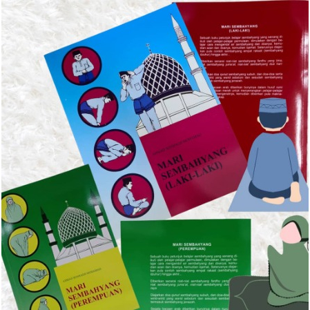 BUKU MARI SEMBAHYANG MUDAH BELAJAR ASAS SOLAT FARDHU & SUNAT LELAKI ...