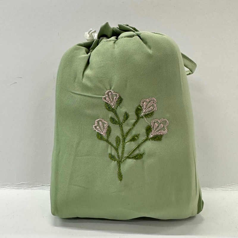 Telekung Travel Mini Pouch Telekung Dewasa Sulam Bunga [Free Beg ...
