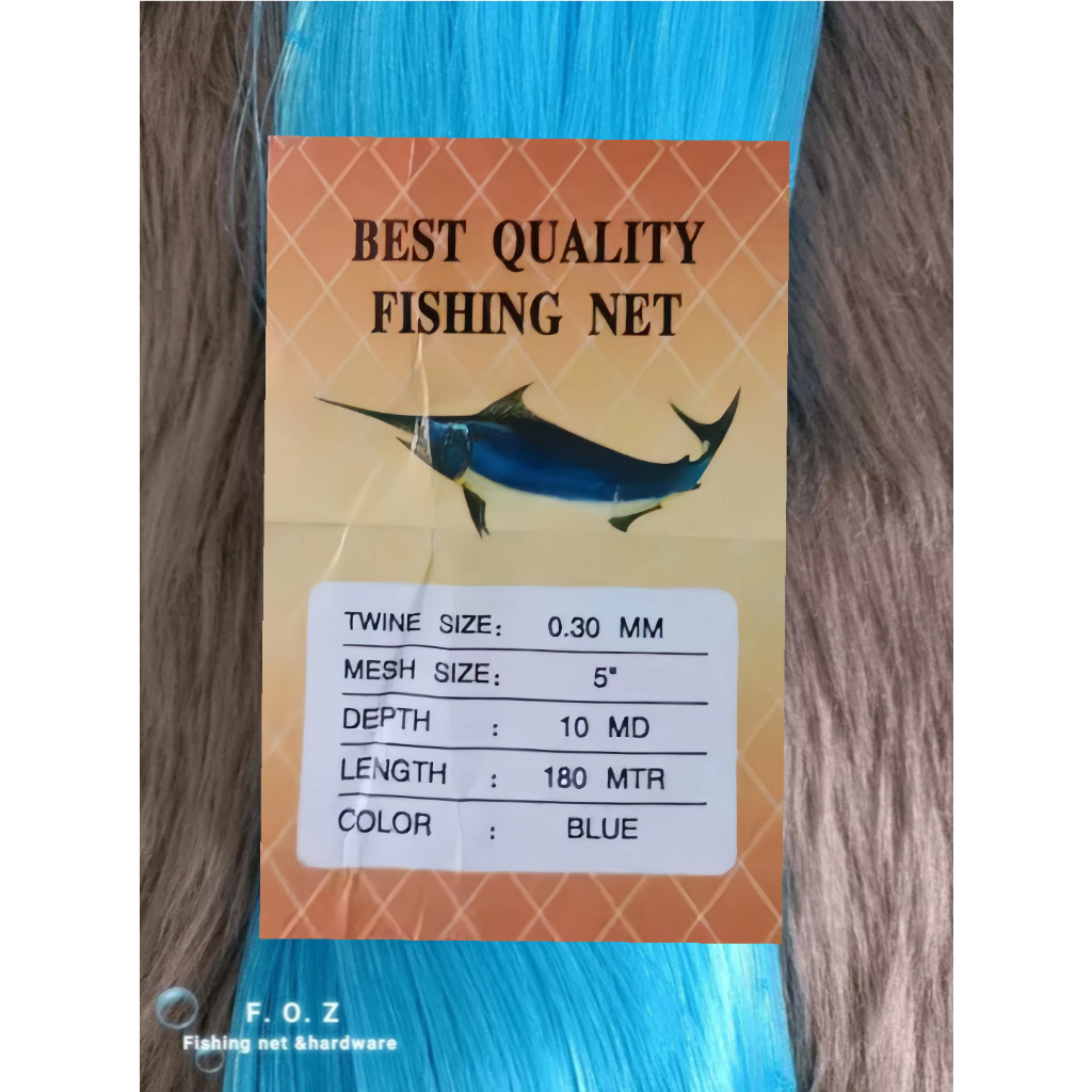 Jaring Pukat Ketam 0.30mm x 4-3/4" & 5" (127mm) x 10MD Pukat Tangsi ...