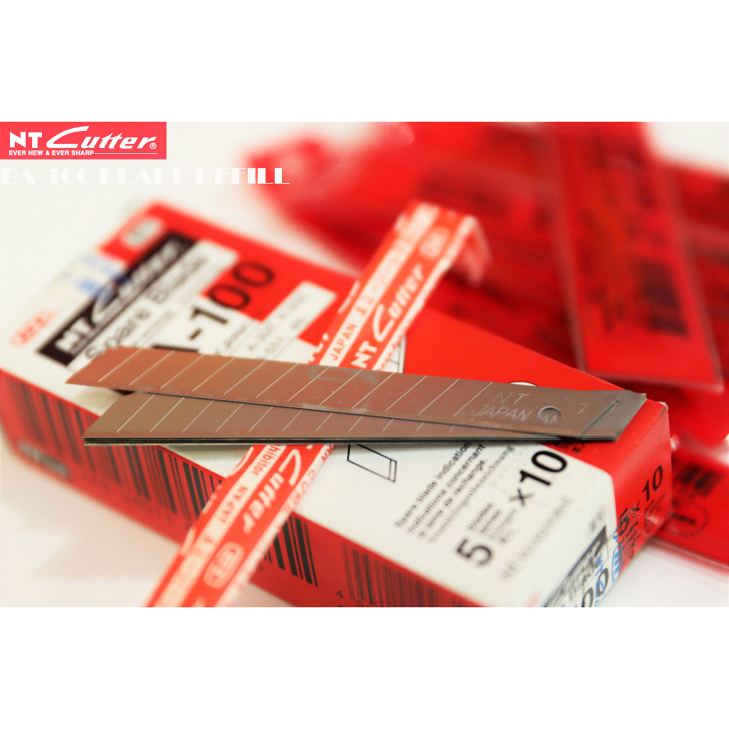 SDI Cutter Blade Refill NT Cutter Blade (BA-100/BA15P/BD-100) | Shopee ...