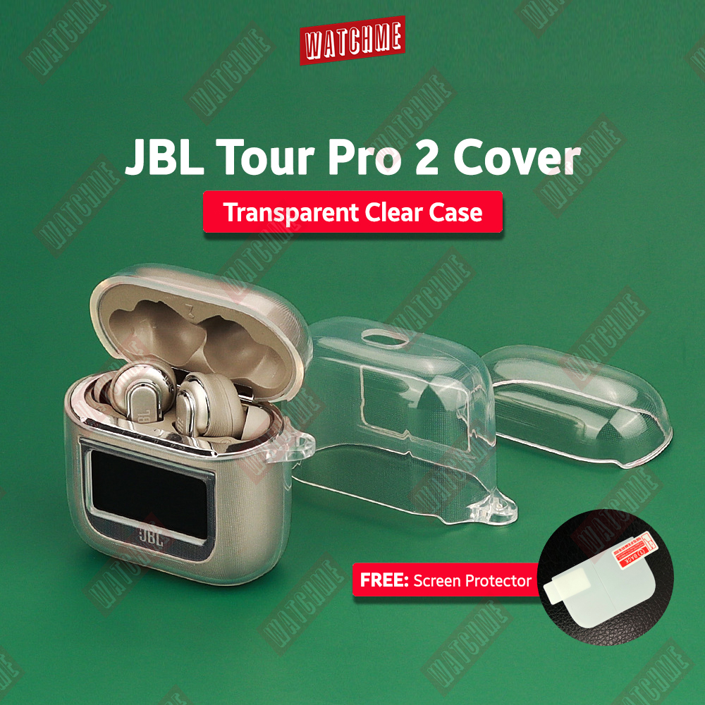 JBL Tour Pro 2 Wireless Earbuds Case, Transparent Clear Cover (Full ...