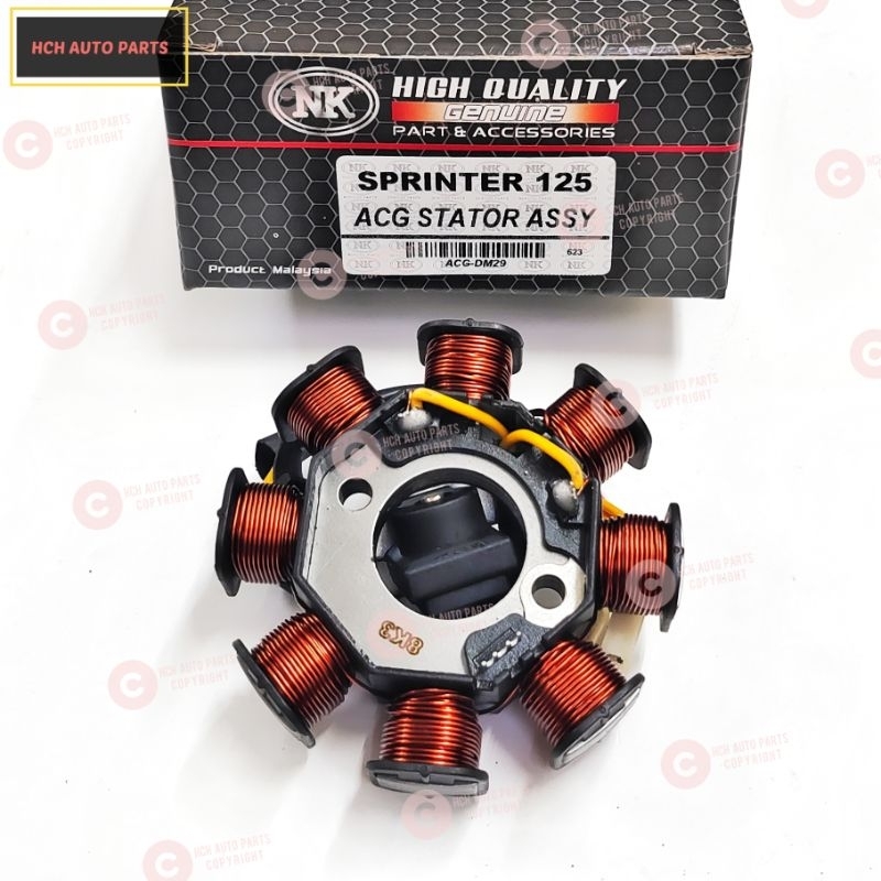 STATOR COIL COMP. / FIELD COIL ASSY - DEMAK - SPRINTER 125 (NK ...