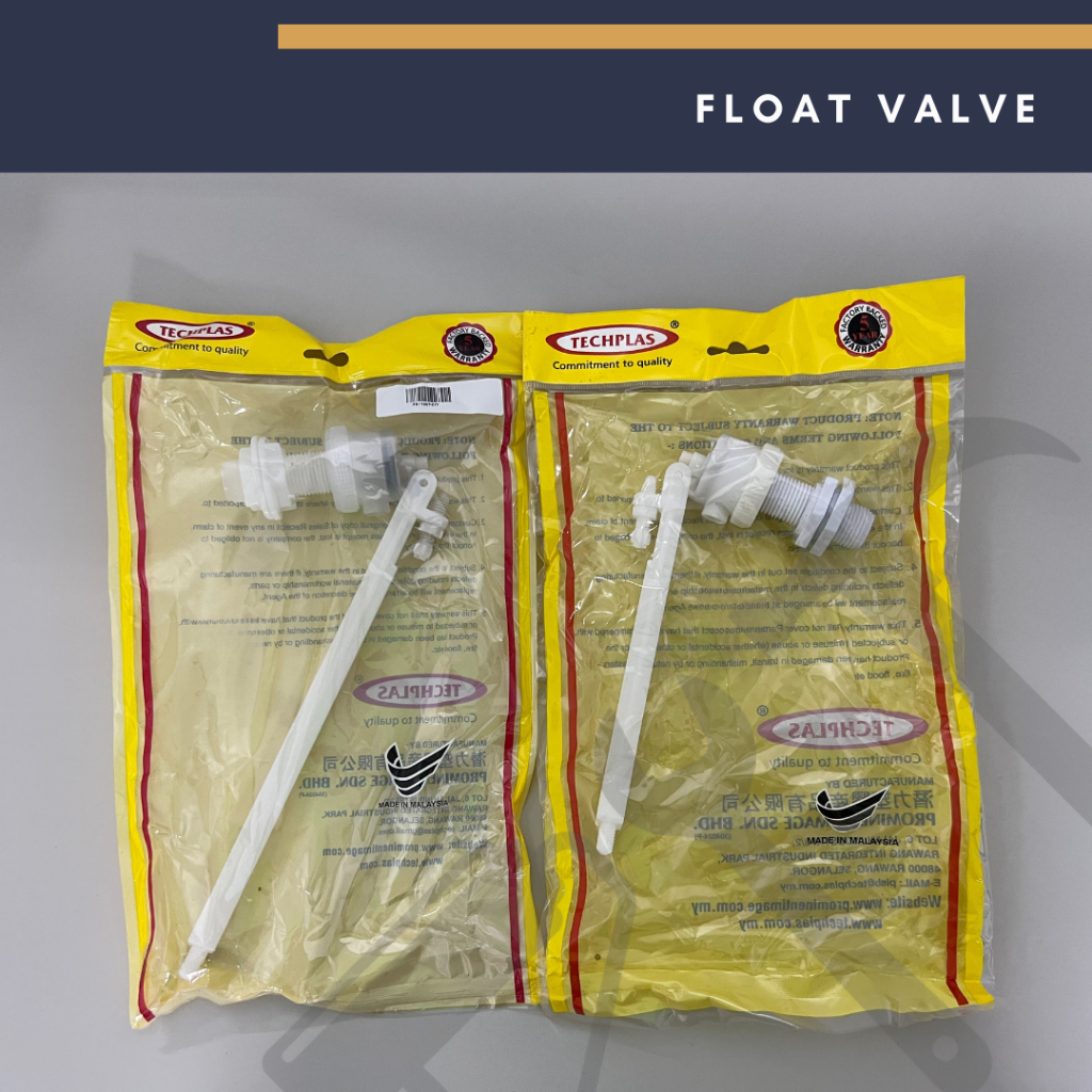 Techplas PVC Float Valve 7", 9" | Pelampung Bola Tangki Tandas | Rubber ...
