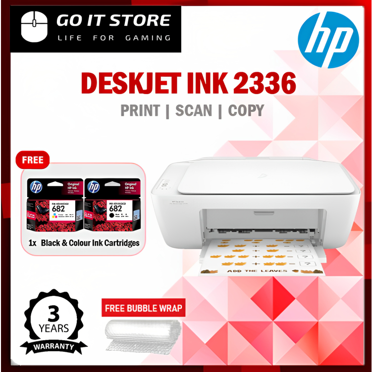 HP 2336 Deskjet Ink Advantage All-in-One Printer - 7WQ05B (Print, Scan, Copy) | Shopee Malaysia