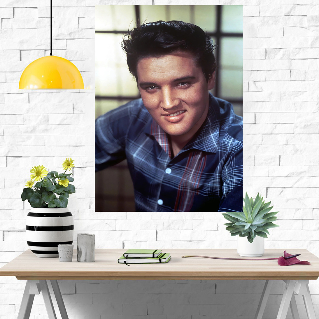 Wednesday Addams & Elvis Presley A3 Poster & A3 Frame Wall Decoration ...