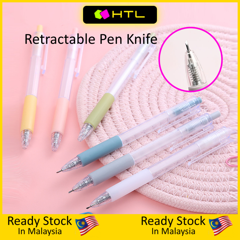 Morandi Retractable Paper Cutter Craft Pen Knife Paper Cutting Tools ...