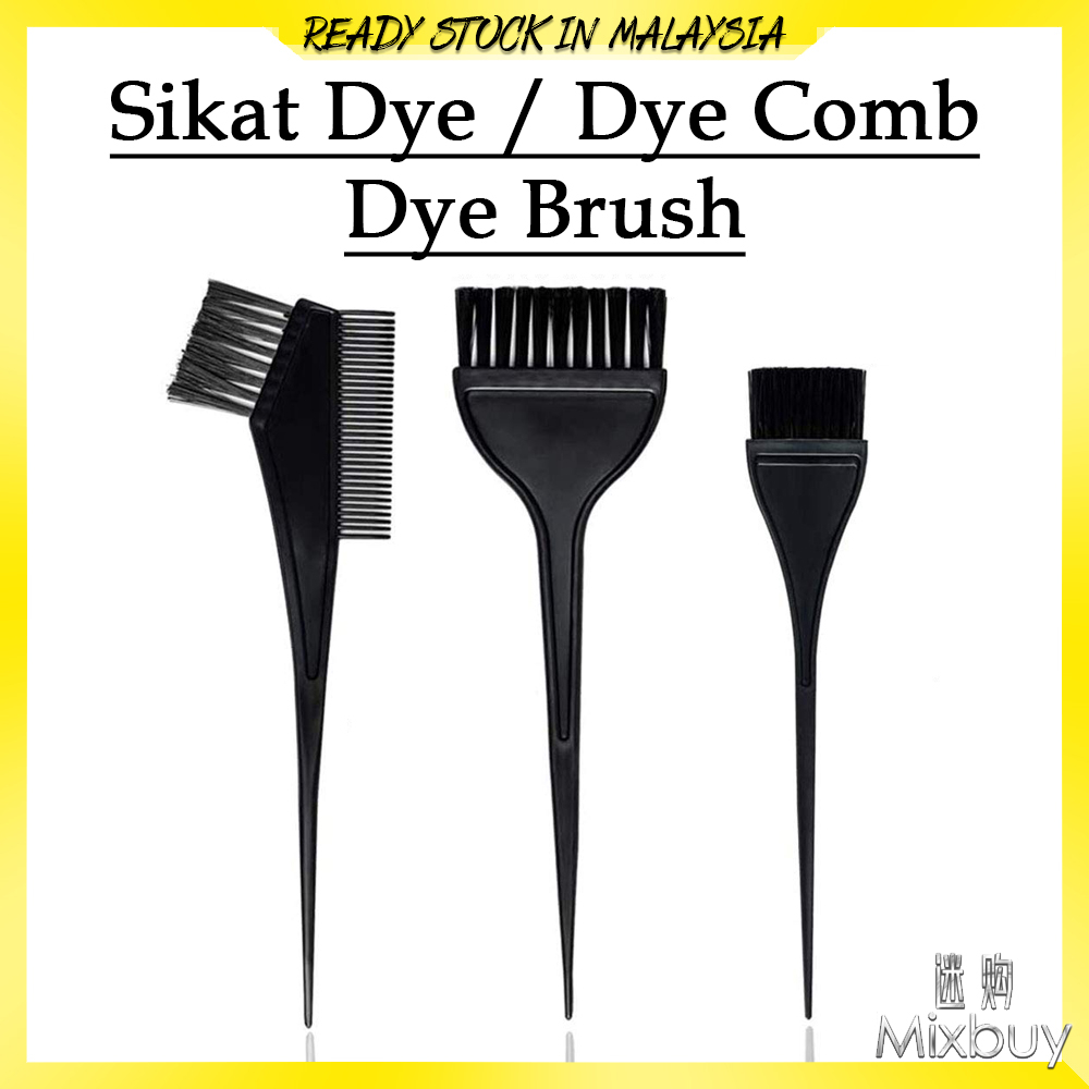 Salon Nylon HAIR DYE COMB Hair Styling(Sikat/Berus Rambut/Balung/Sisir ...