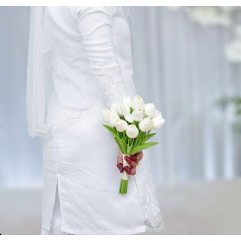 Bunga tangan pengantin Tunang/Nikah/sanding TULIP | Shopee Malaysia