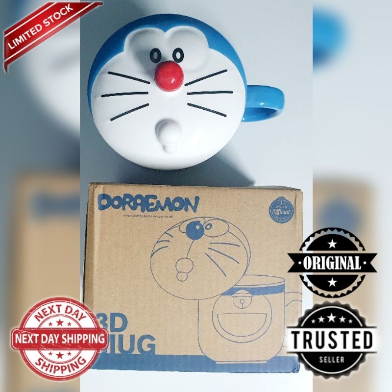 Original Nivea X Doraemon 3D Mug Official Limited Edition (New Quality ...