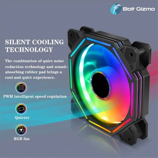 RGB FAN SYMPHONY / Fan Cooling System / Desktop PC Cooler / FAN ONLY ...